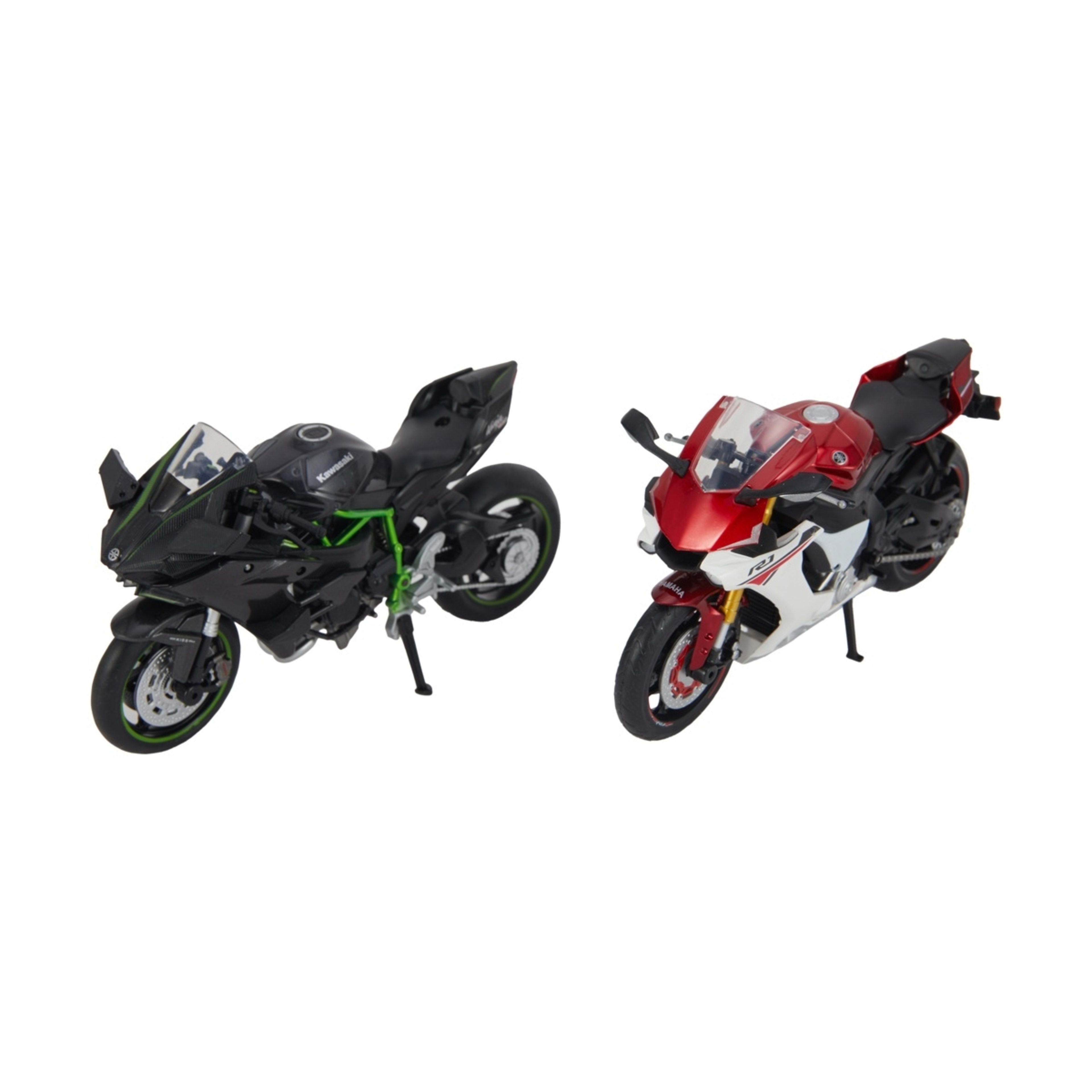 1:12 Scale Metal Speed Zone (MSZ) Diecast Metal Scale Motorbike ...