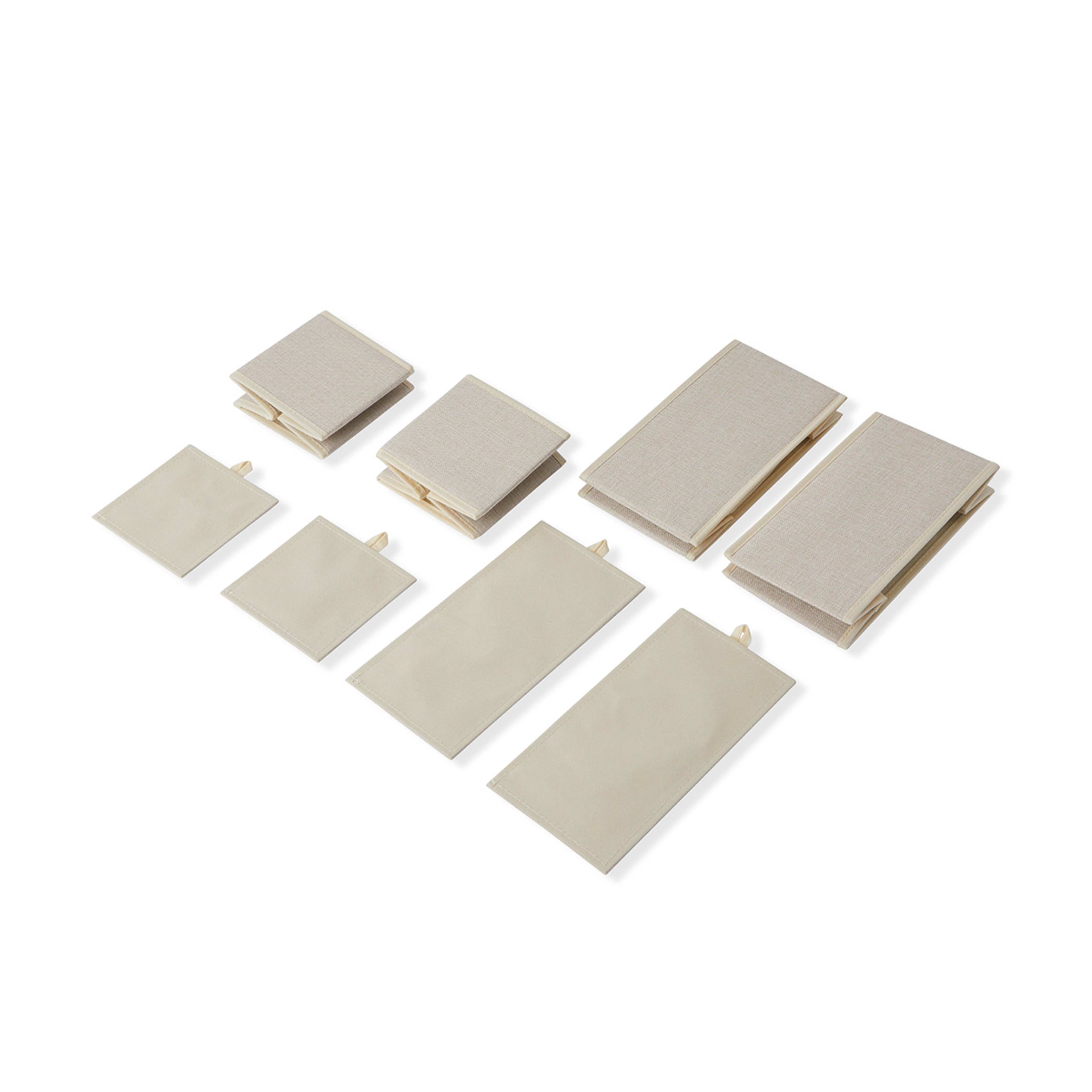 Set of 4 Linen Look Drawer Organisers - Kmart NZ