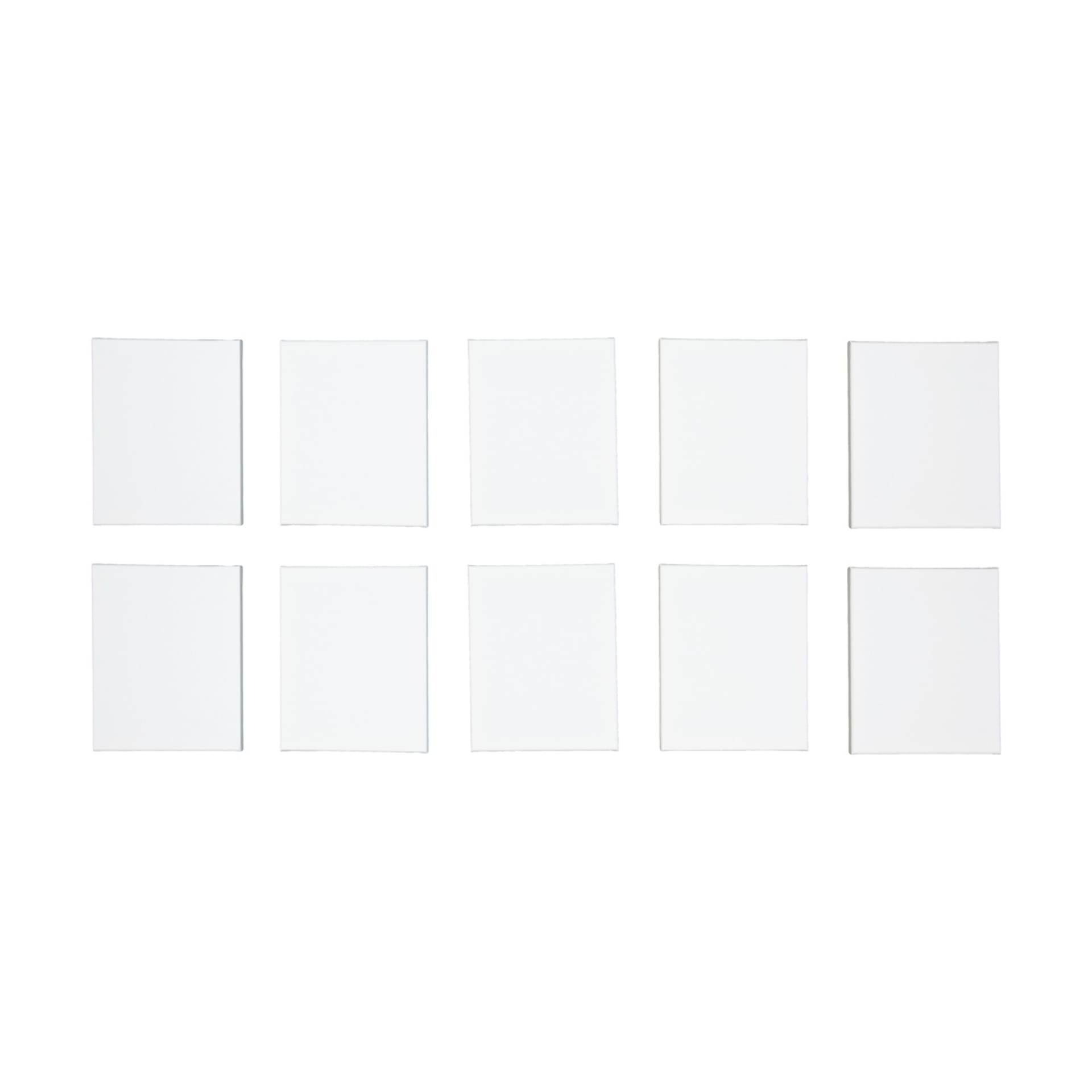 10 Piece 8in. x 10in. Stretched Canvas Value Pack - Kmart