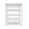 Mesh and Wire 4 Drawer Unit - White - Kmart NZ