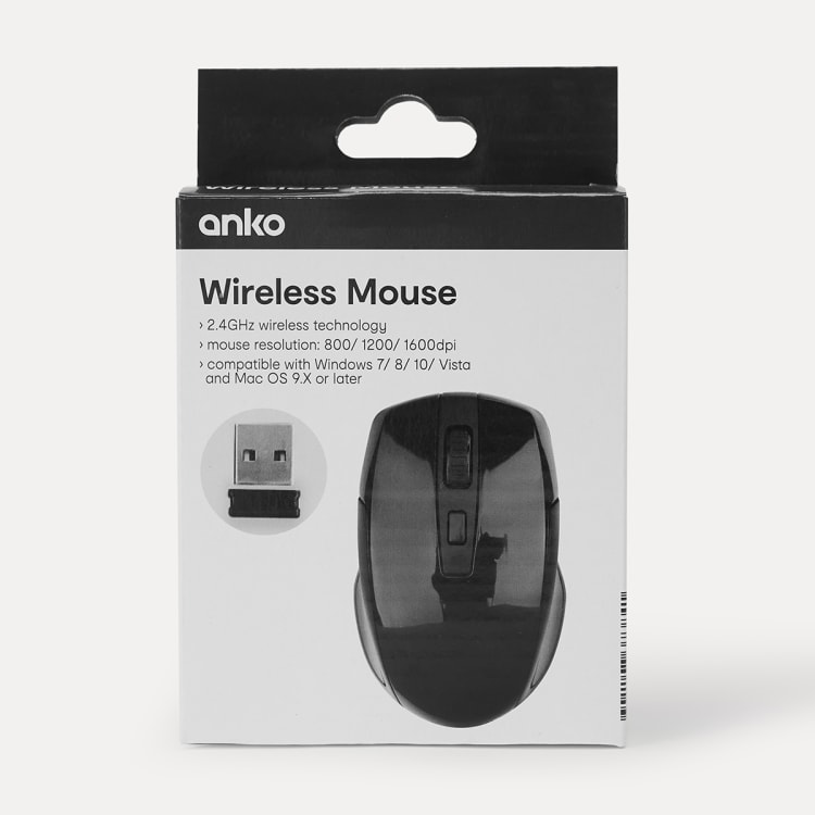 Wireless Mouse - Black - Kmart