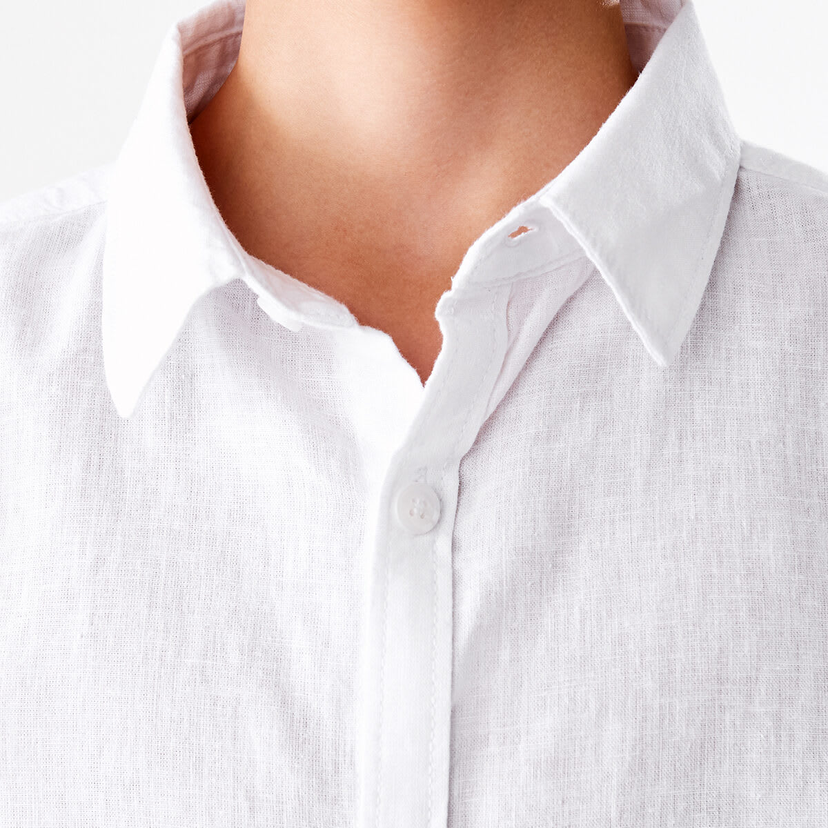 Short Sleeve Linen Shirt - Kmart