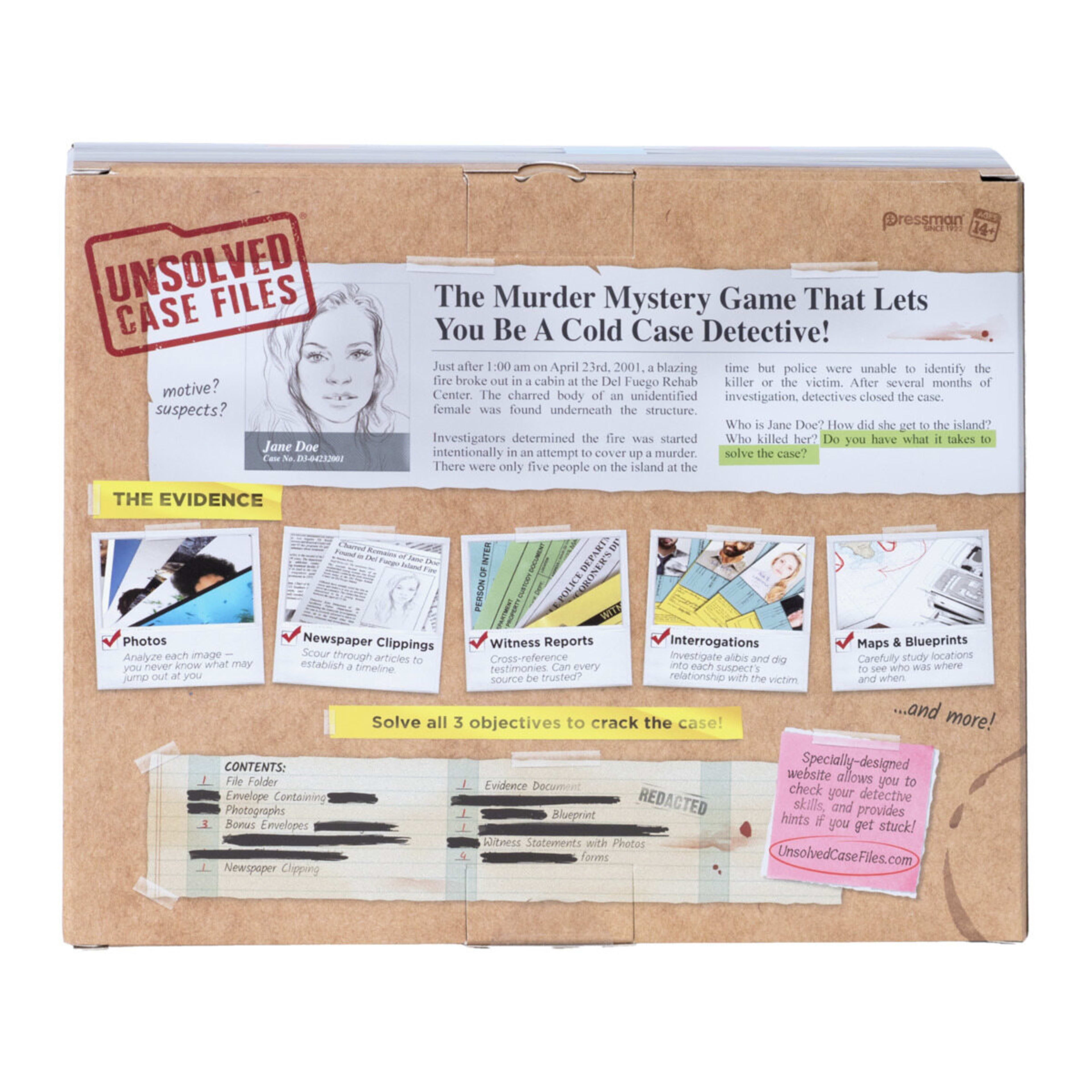 Unsolved Case Files - Assorted - Kmart