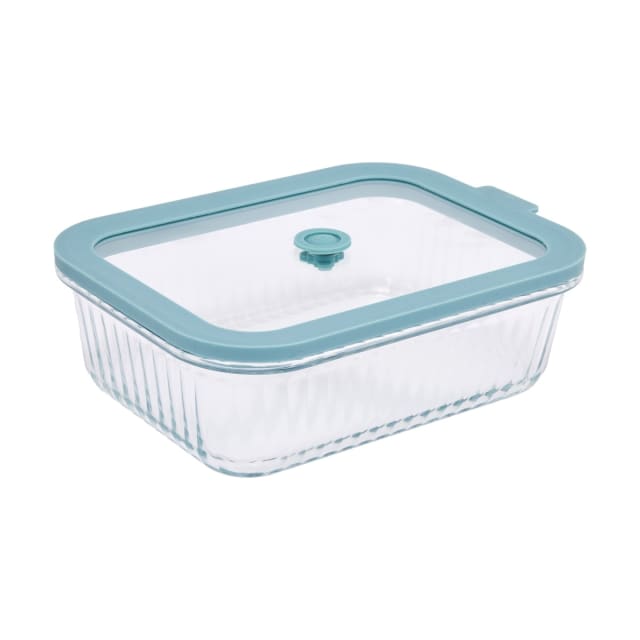 1.4L Ribbed Glass Container - Kmart NZ