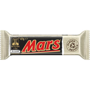 Mars Chocolate Bar with Nougat and Caramel 47g - Kmart