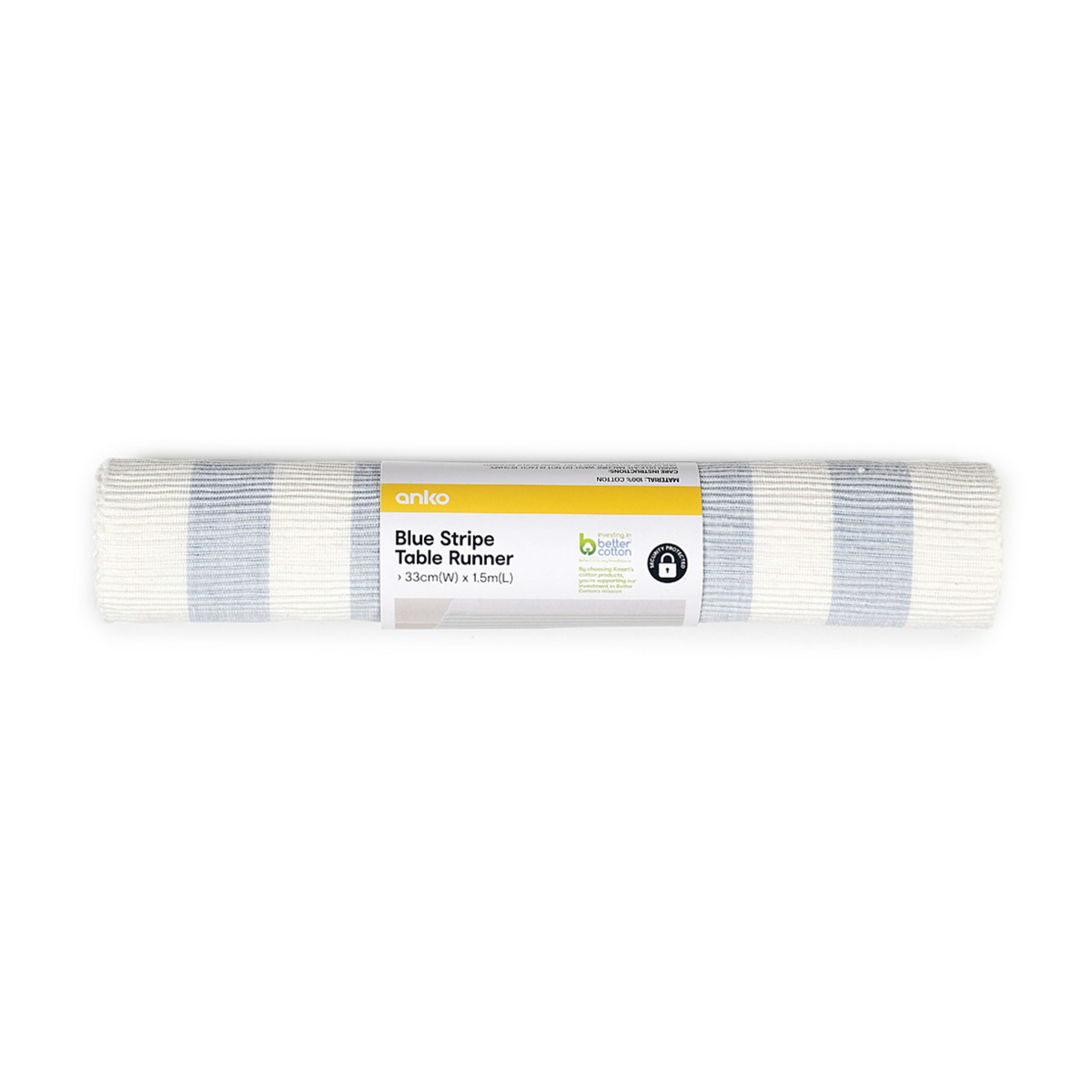 Blue Stripe Table Runner - Kmart