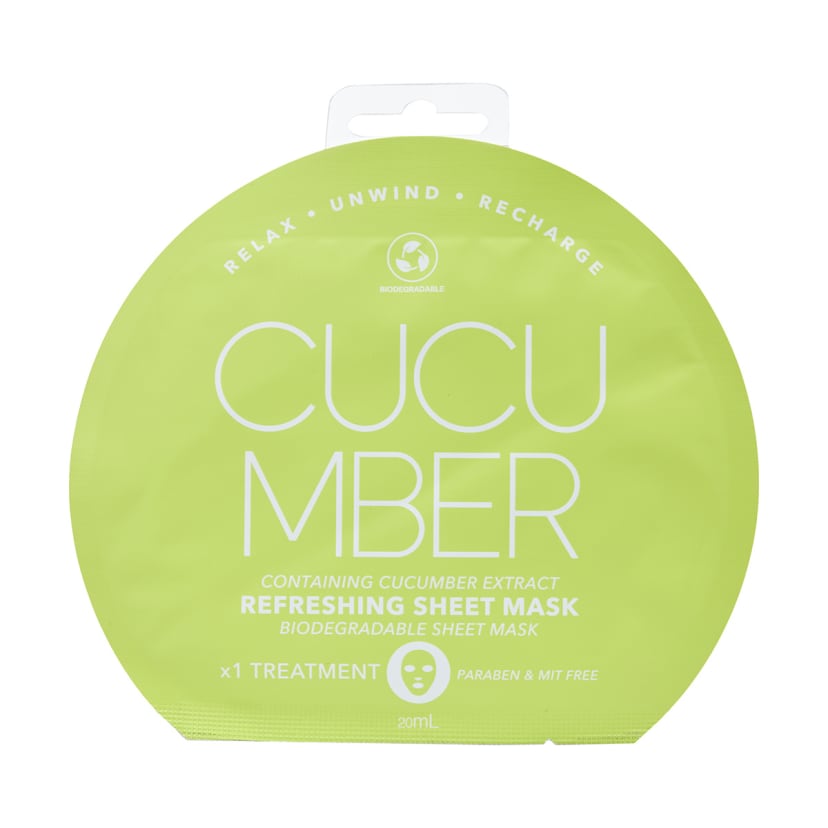 Refreshing Sheet Mask - Cucumber Extract - Kmart