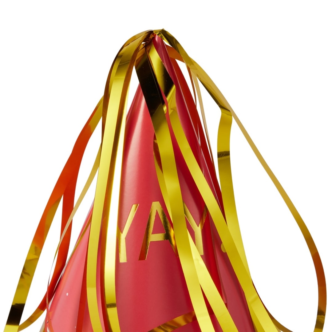 8 Piece Bright Party Hats - Kmart