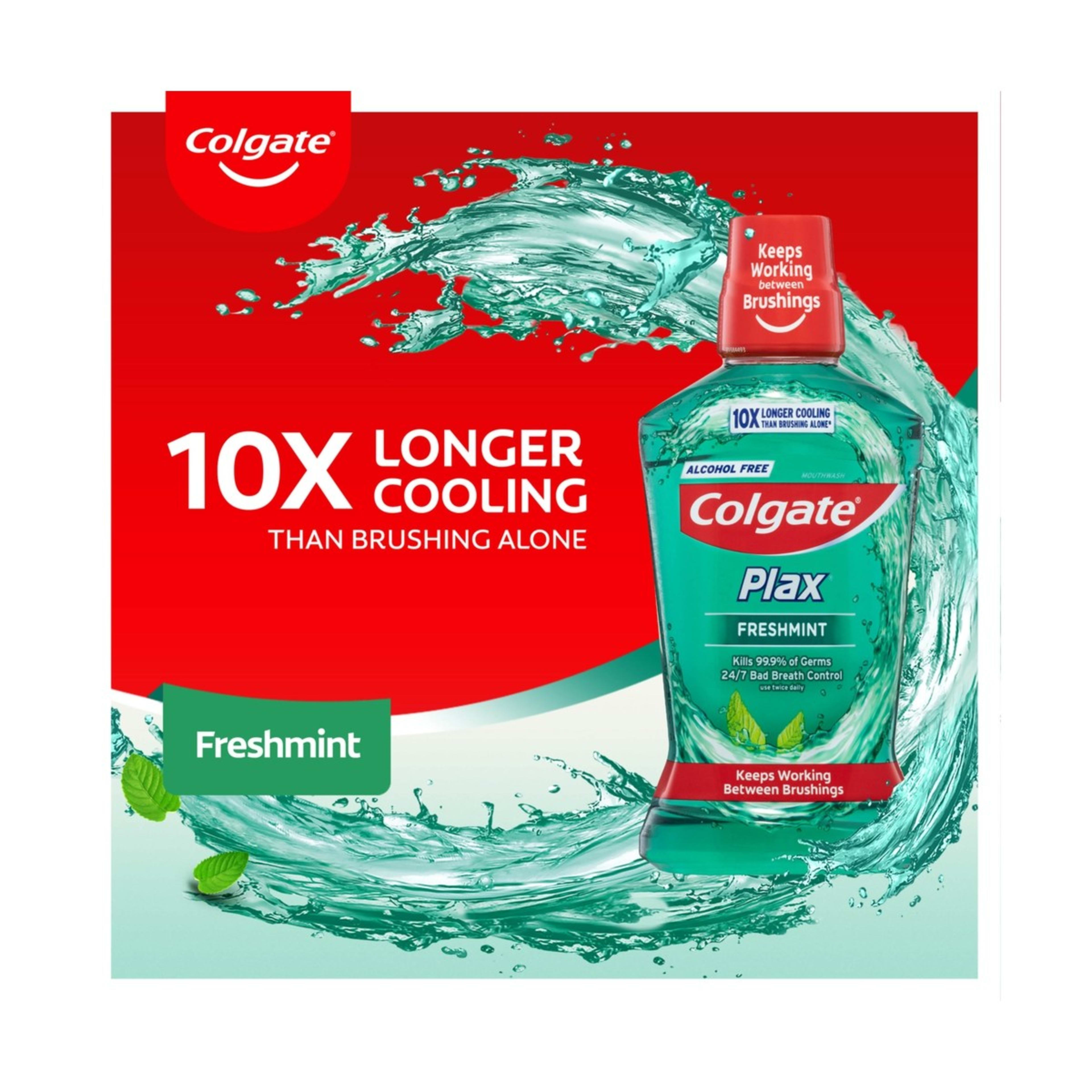 Colgate Plax Alcohol Free Mouthwash Freshmint - Kmart