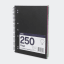 250 Page A4 5 Subject Notebook - Black - Kmart