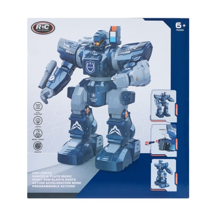 RC Police Robot Toy - Kmart