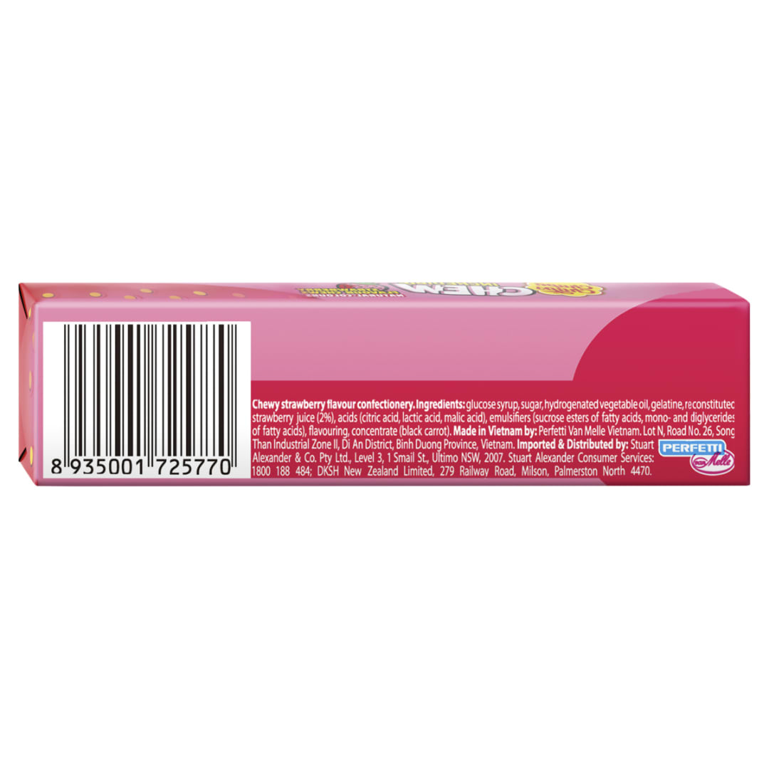 20 Piece Chupa Chups Incredible Chew Strawberry 45g - Kmart