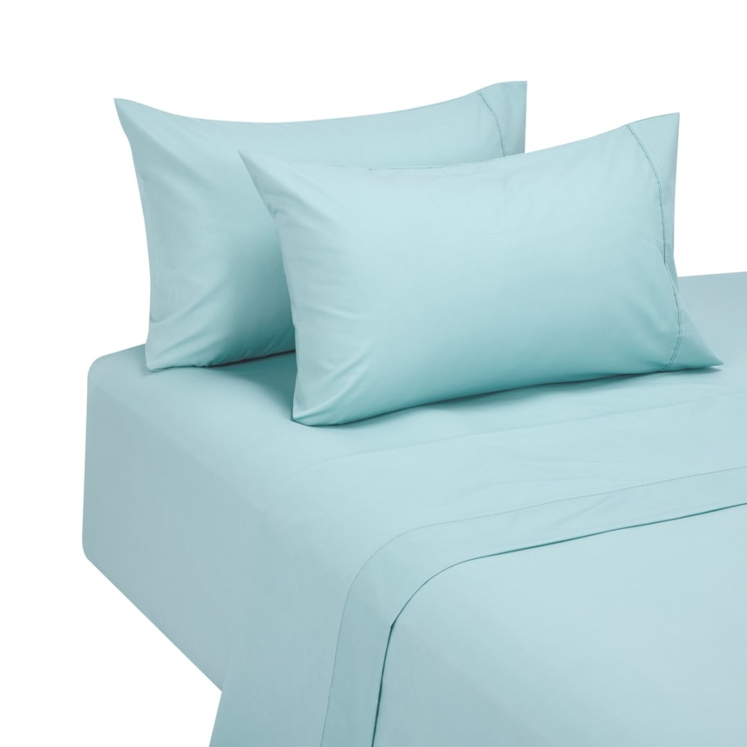 180 Thread Count Sheet Set - Double Bed, Marine - Kmart