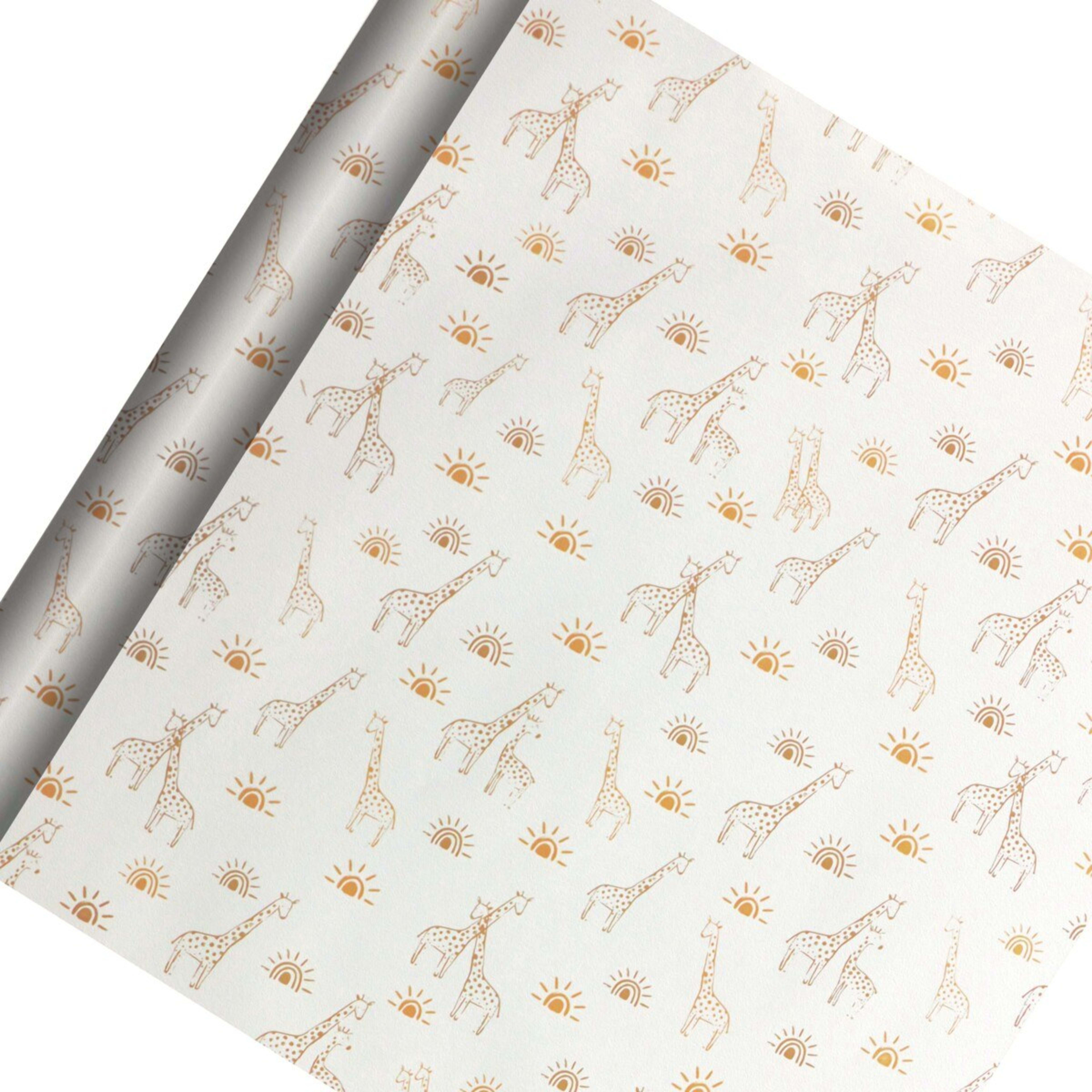 Hallmark Gift Wrapping Paper Roll - Giraffes - Kmart