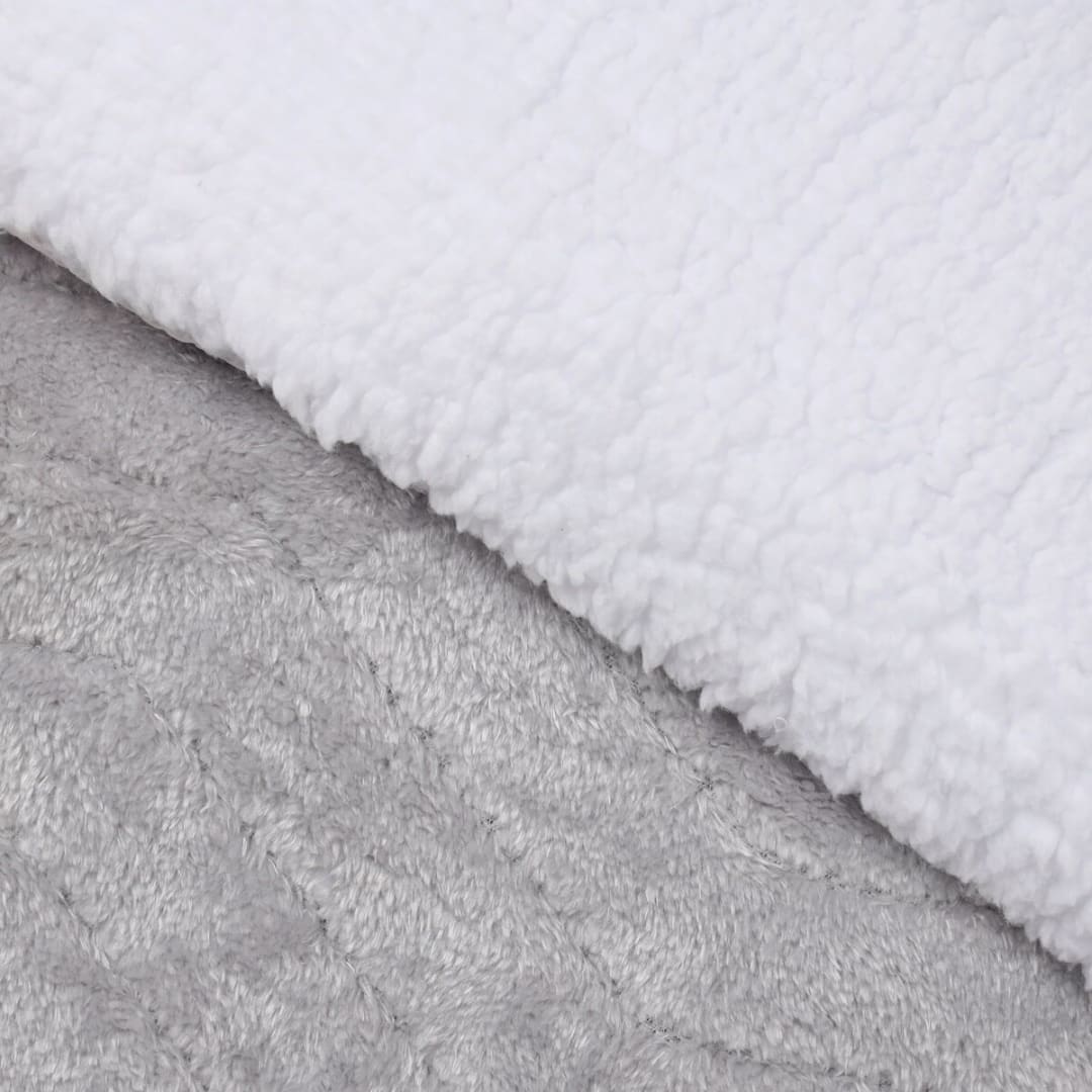 Plush Blanket - Grey - Kmart