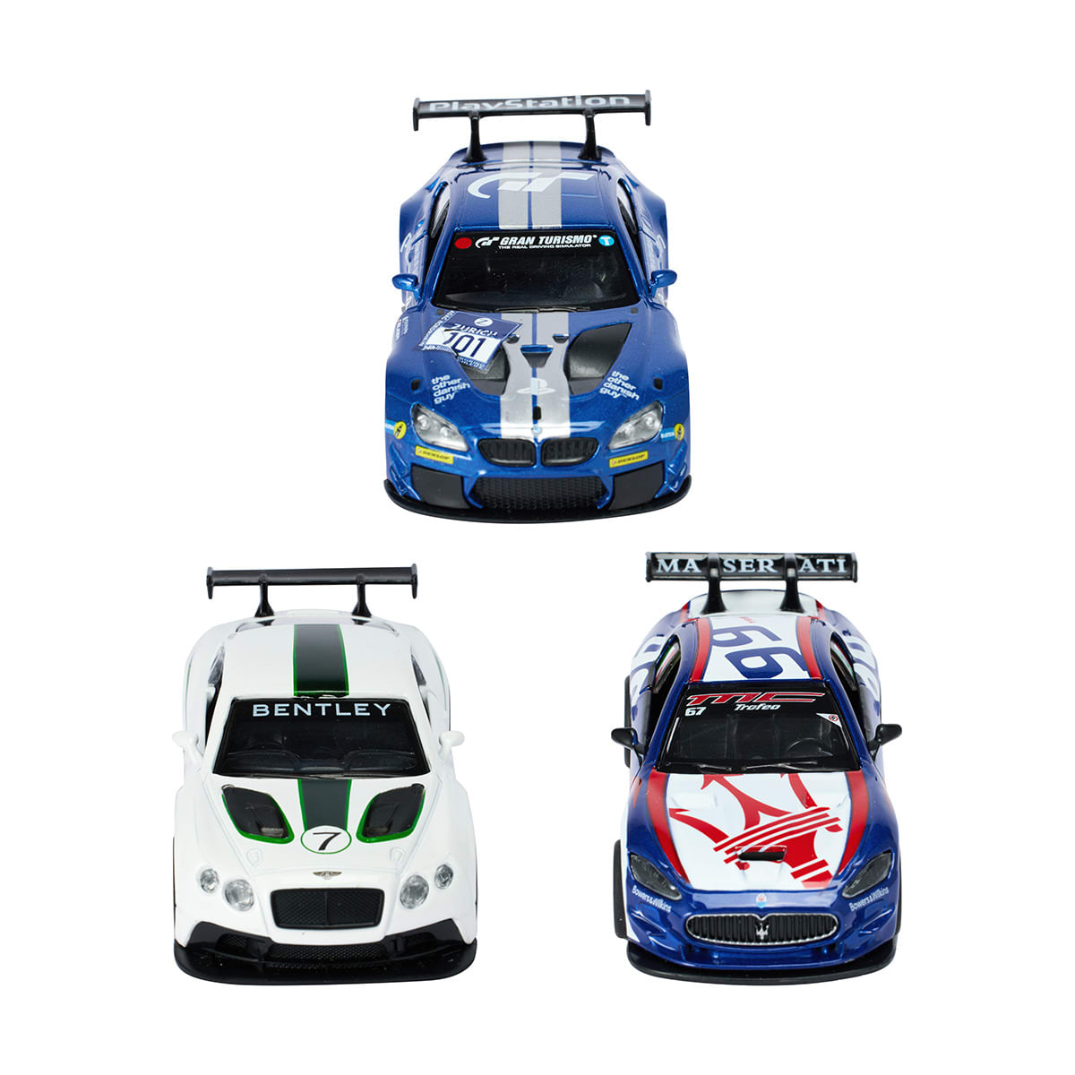 3 Pack Metal Speed Zone 1:38-43 Scale Diecast Cars - Kmart