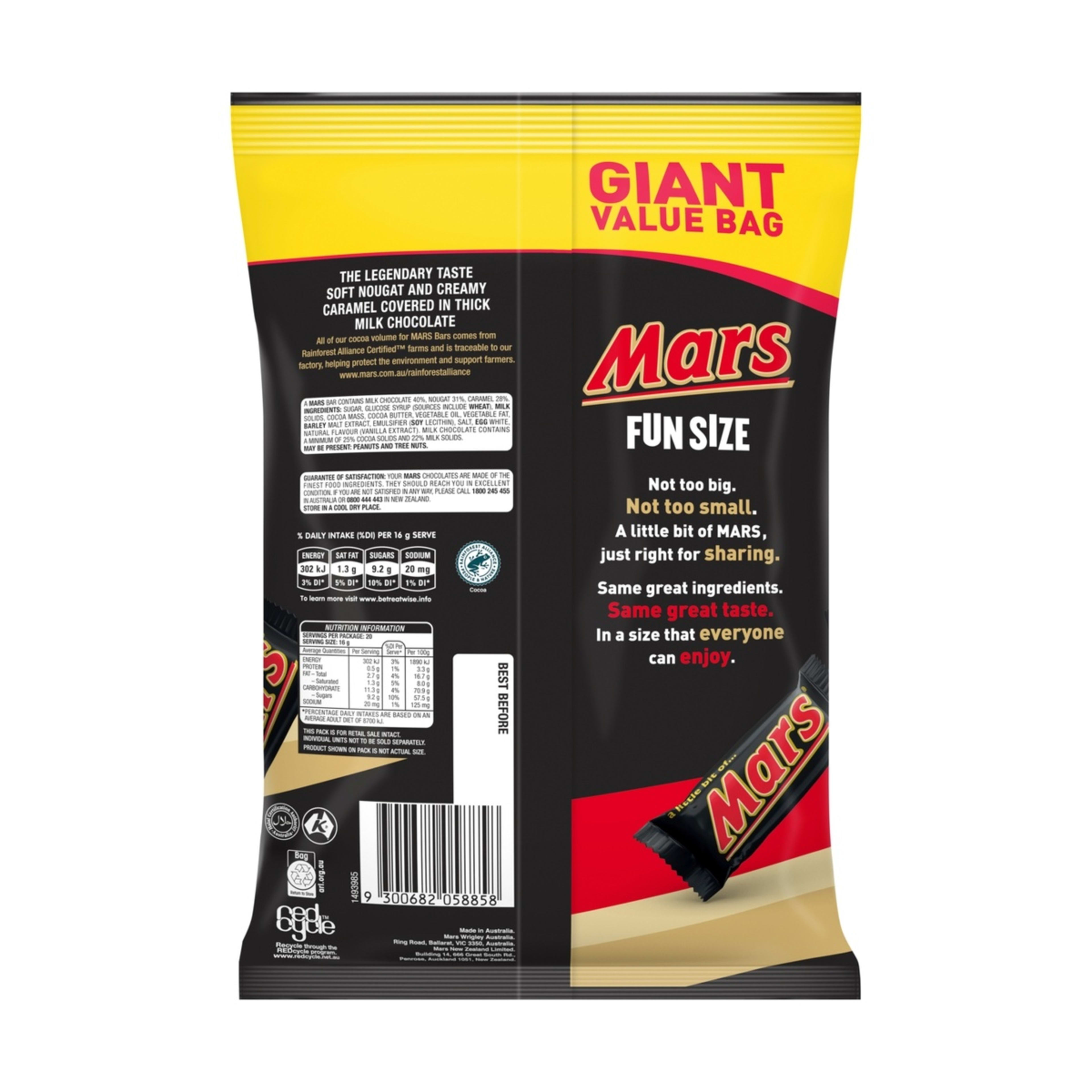 20 Piece Mars Bar Fun Size Giant Value Bag 320g Kmart 20-piece-mars-bar-fun-size-giant-value-bag-320g-kmart