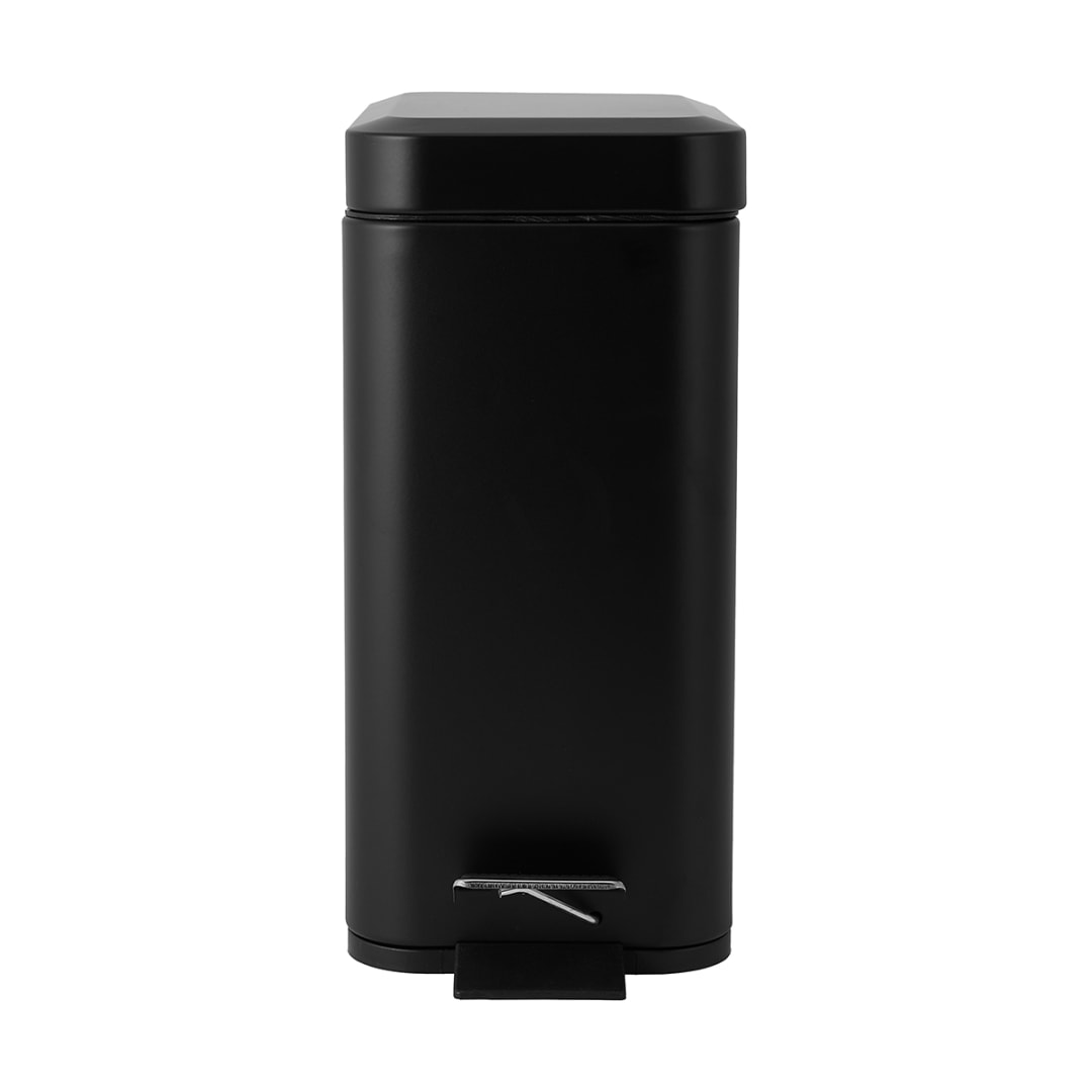 5L Slim Line Bin - Black - Kmart