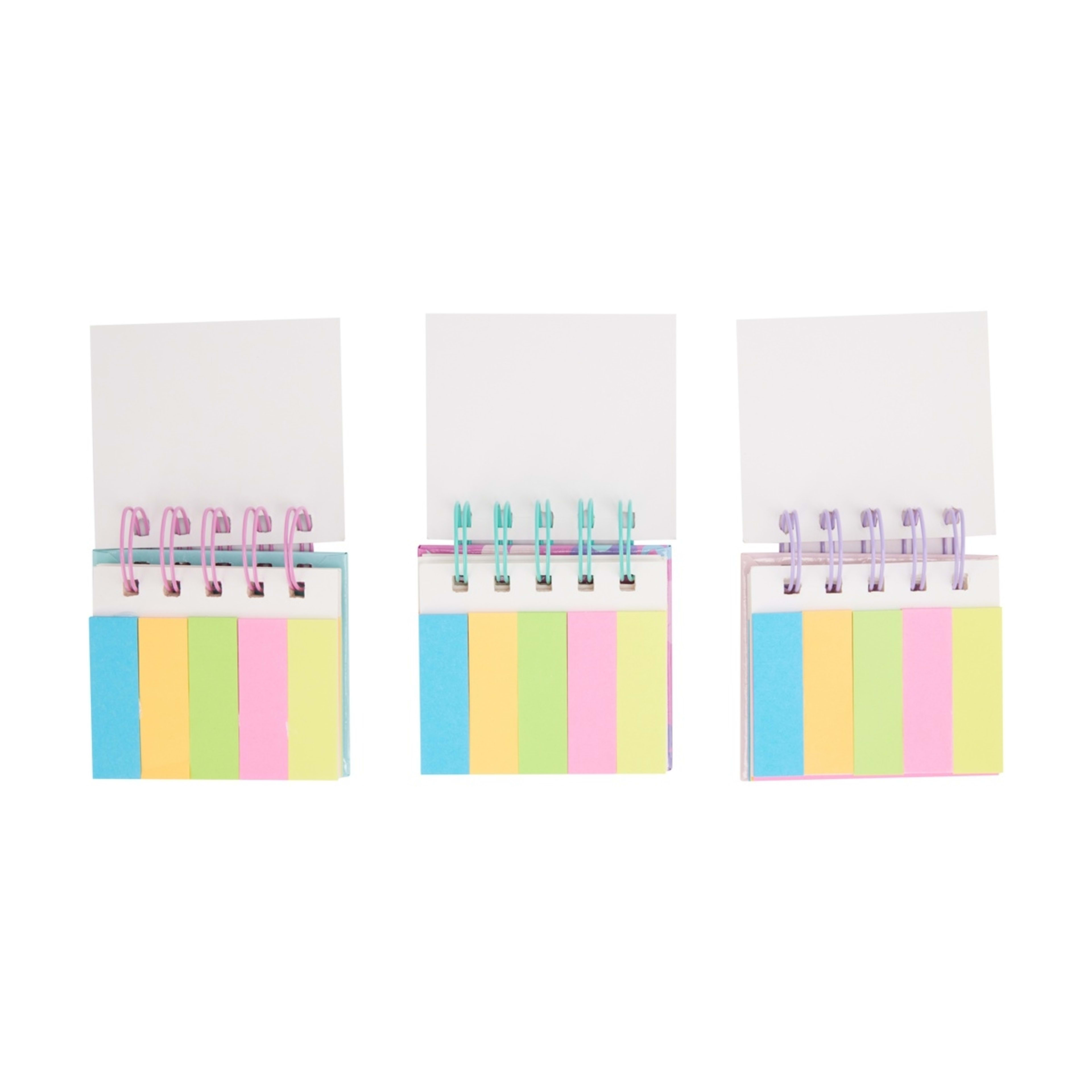 Spiral Sticky Note Pad - Assorted - Kmart