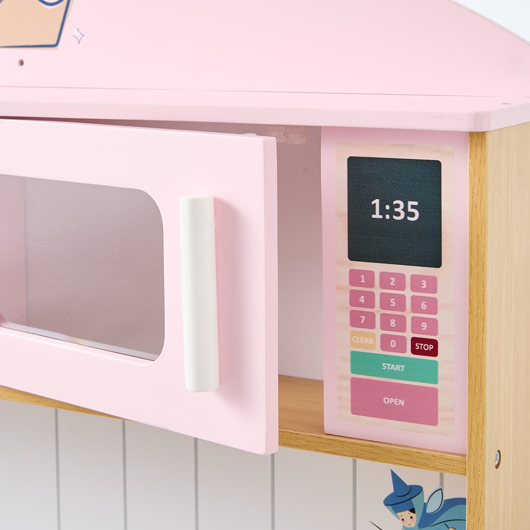 Disney Princess Wooden Kitchen with Light and Sound Stove Toy - Kmart