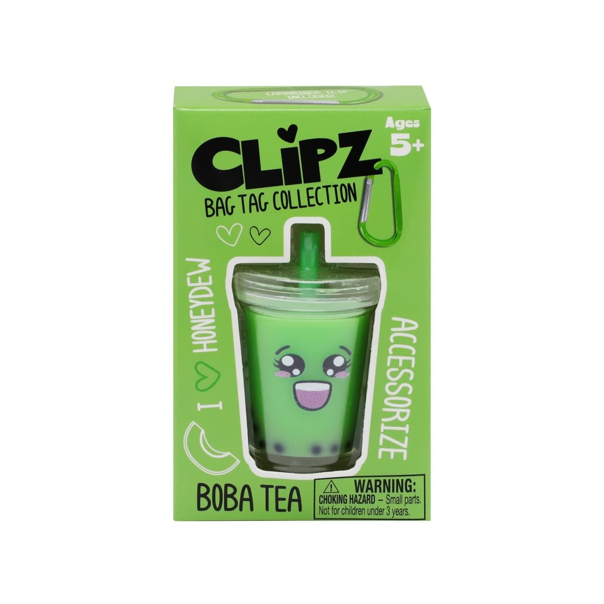 Clipz Boba Tea Bag Tag - Assorted - Kmart