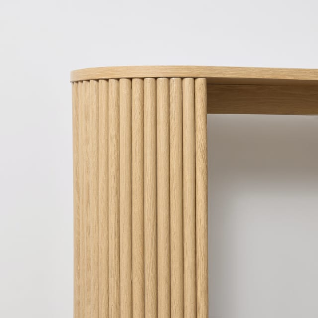 Ribbed Console Table - Kmart