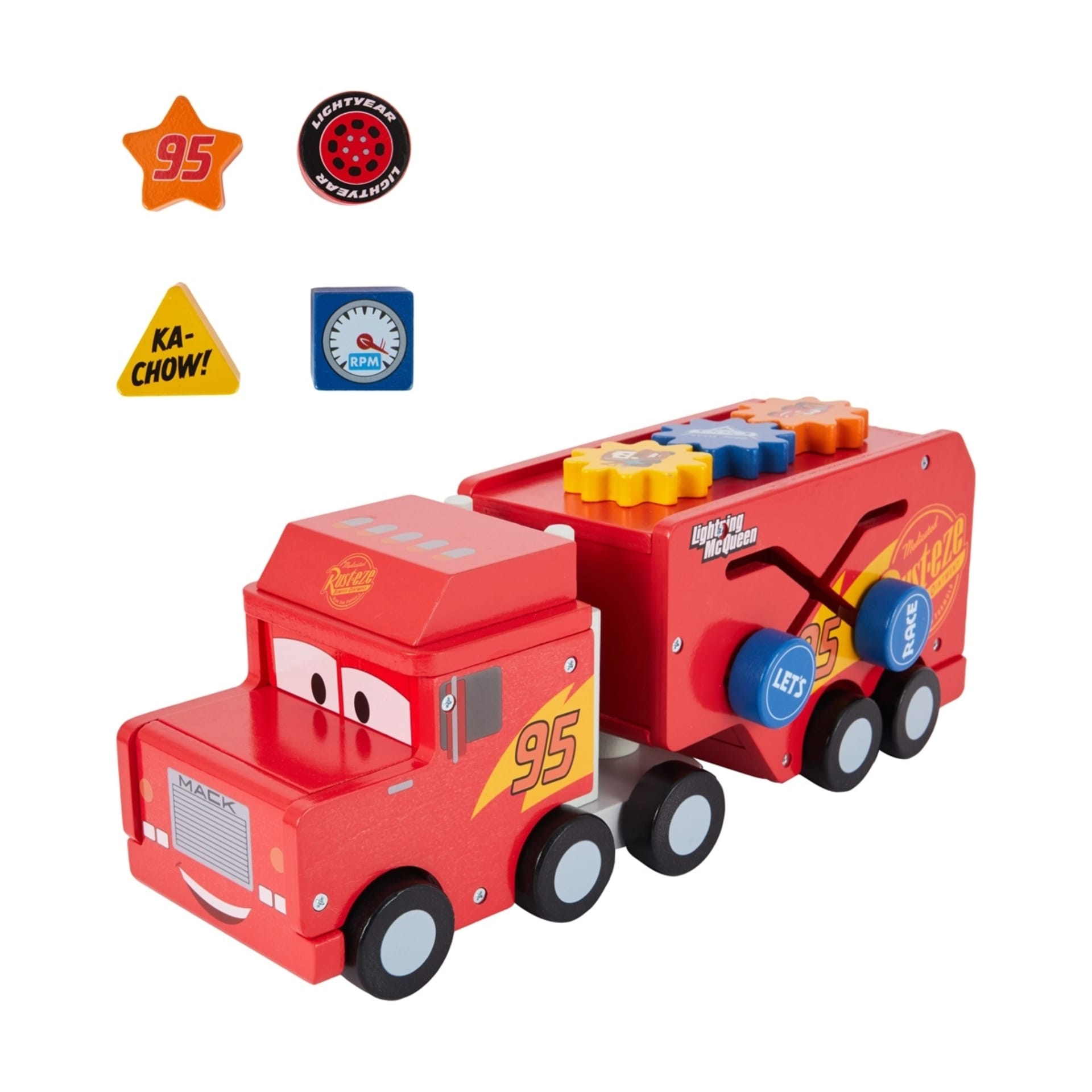Disney Pixar Cars Wooden Toys Shape Sorter Truck - Kmart