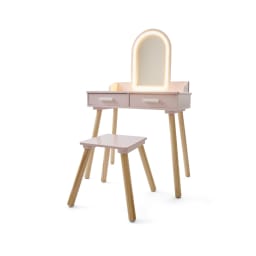 Wooden Deluxe Light Up Vanity - Kmart