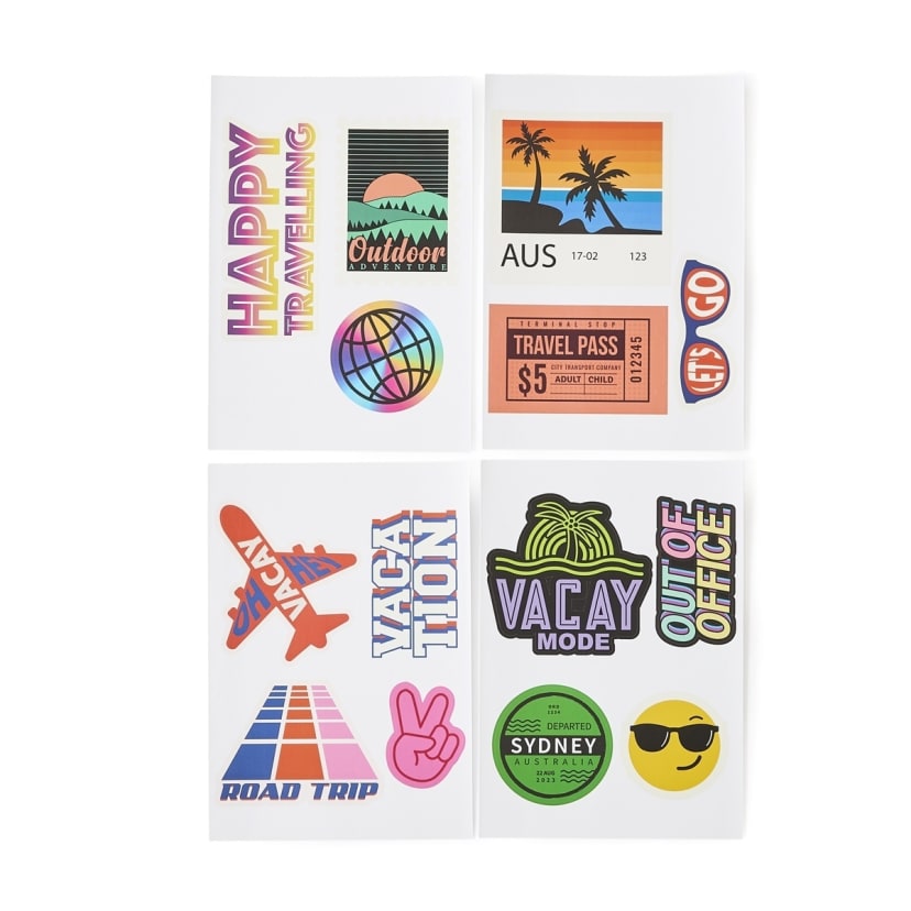 Travel Stickers - Assorted - Kmart
