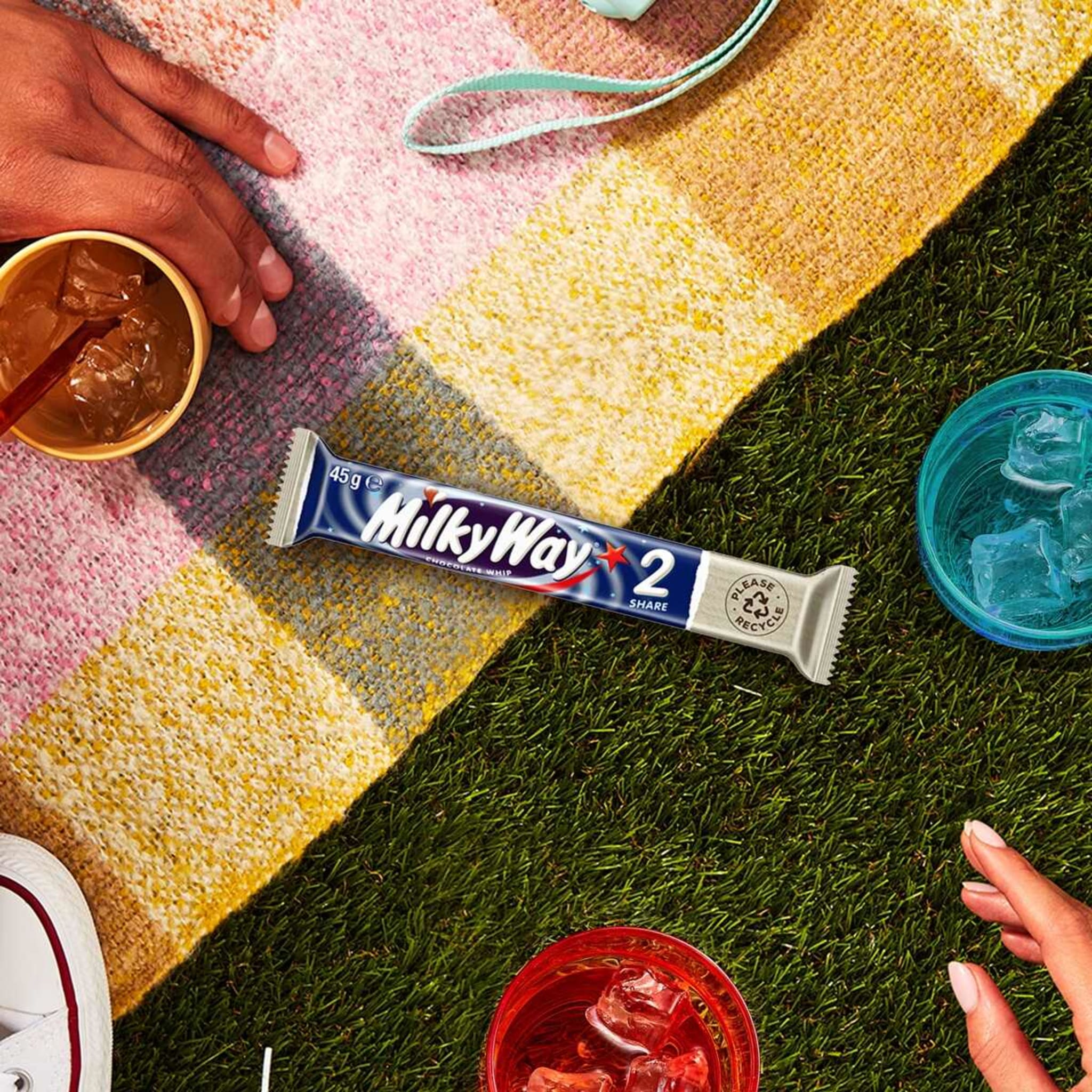 Milky Way 2 Pack Chocolate Bar with Whipped Nougat 45g - Kmart