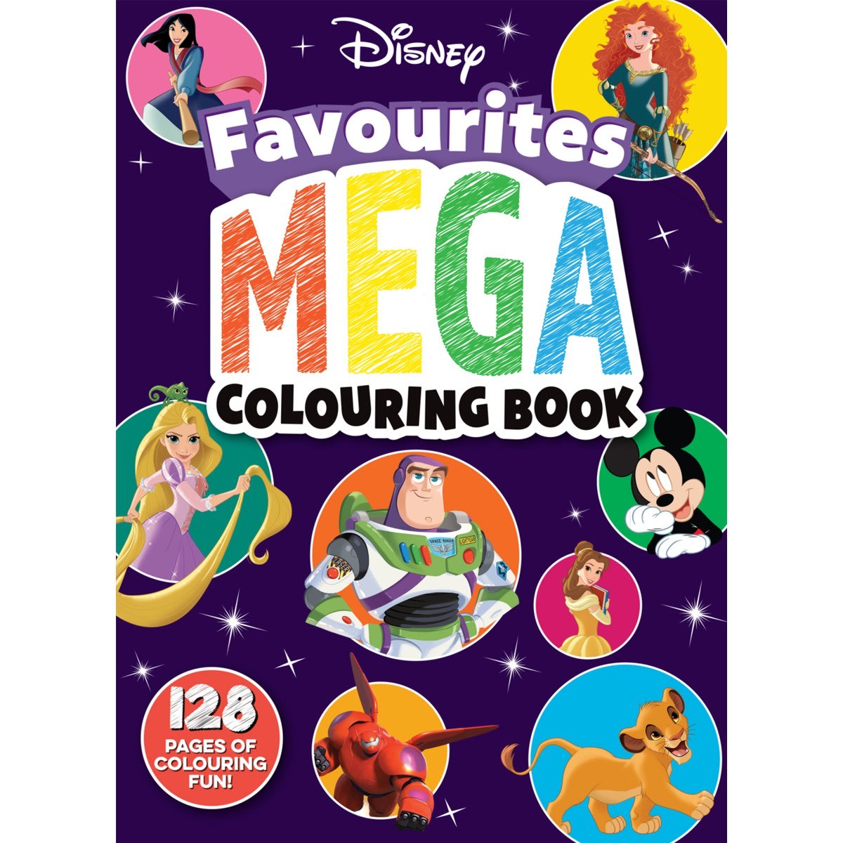 Disney Favourites Mega Colouring Book - Kmart