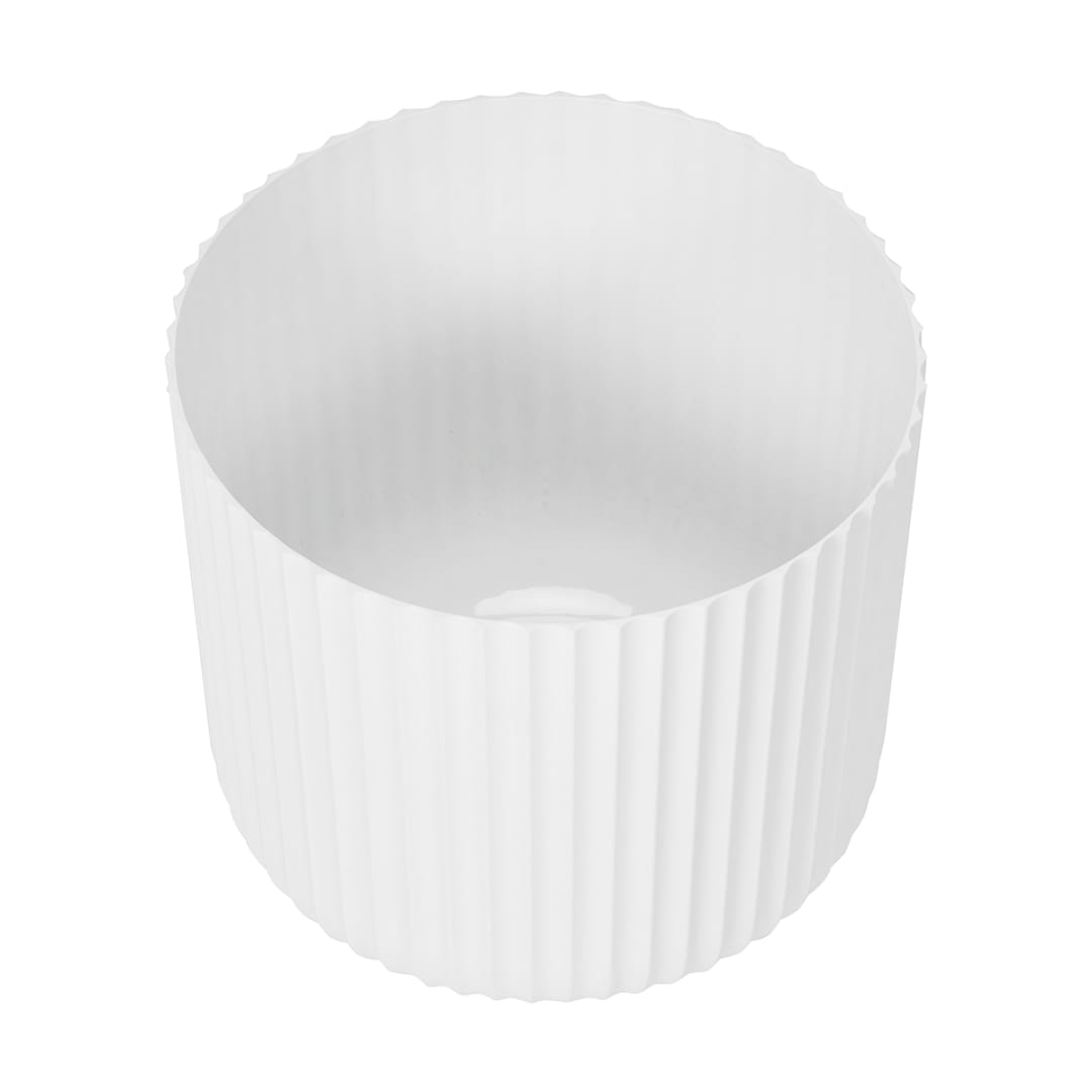 30cm Linear Plastic Pot - White - Kmart
