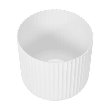 30cm Linear Plastic Pot - White - Kmart