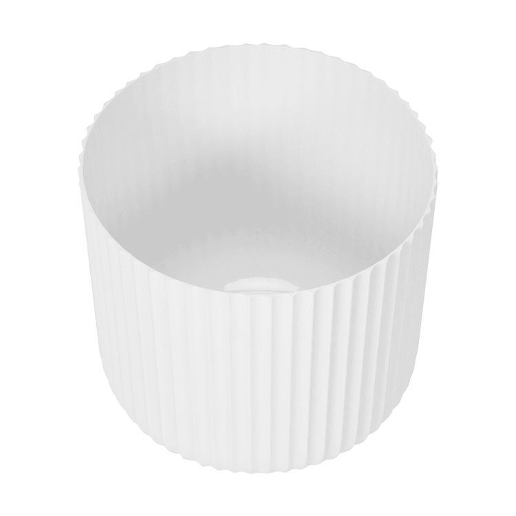 30cm Linear Plastic Pot - White - Kmart