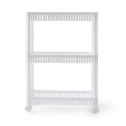 3 Tier Plastic Trolley - White - Kmart