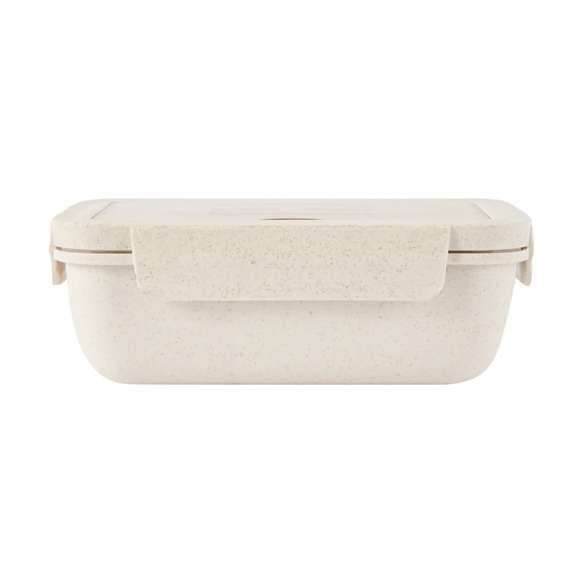 Oatmeal Wheat Straw Lunch Box with Cutlery - Kmart NZ