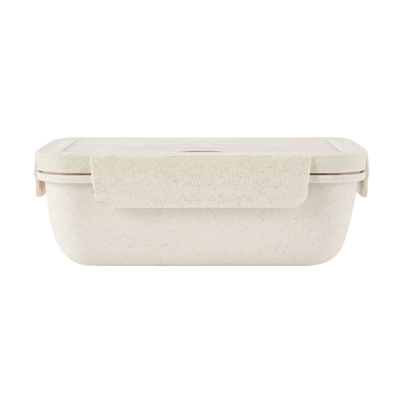 Oatmeal Wheat Straw Lunch Box with Cutlery - Kmart NZ