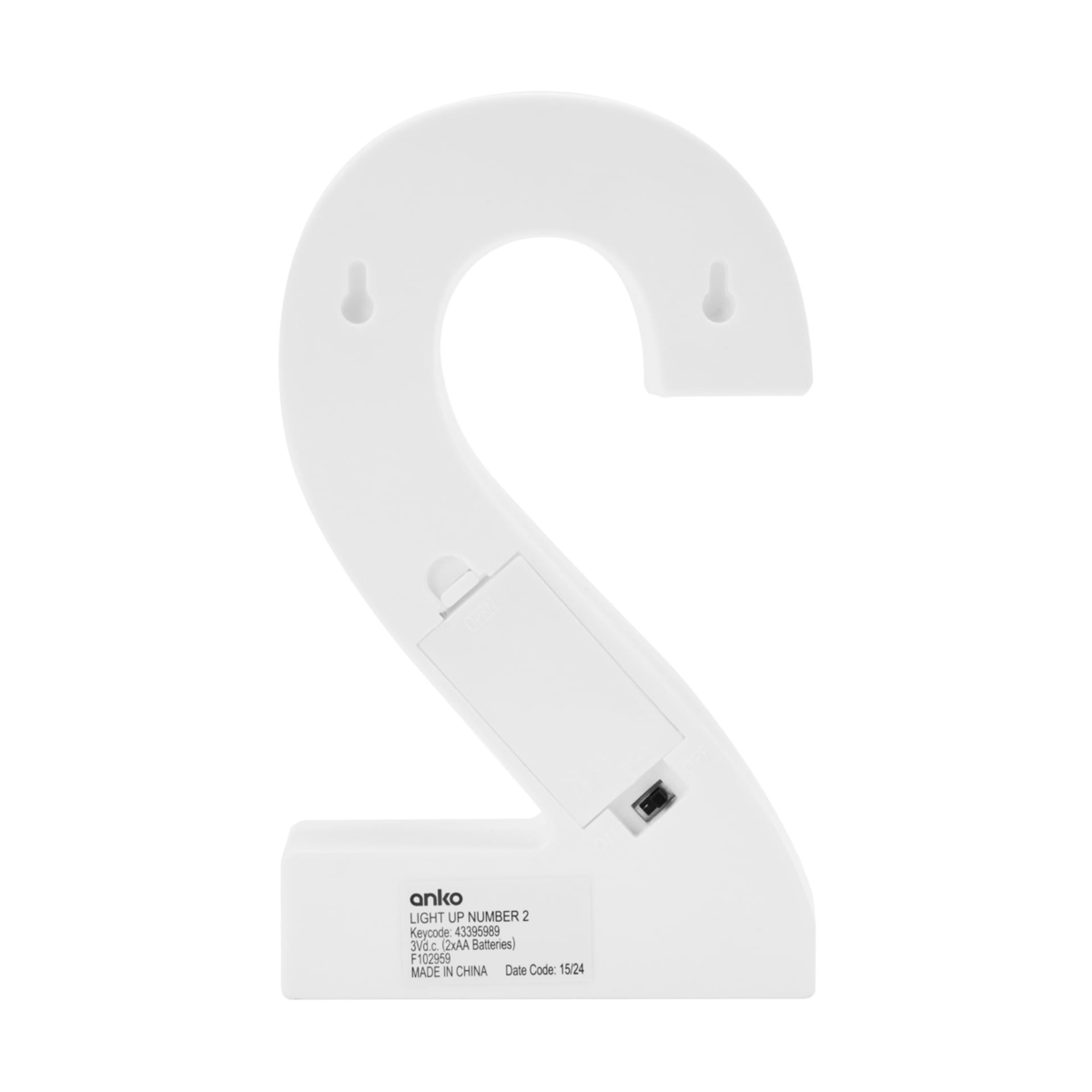 Light Up Number - 2 - Kmart