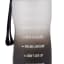 2.1L Black Ombre Daily Intake Flip Lid Drink Bottle - Kmart