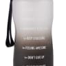 2.1L Black Ombre Daily Intake Flip Lid Drink Bottle - Kmart