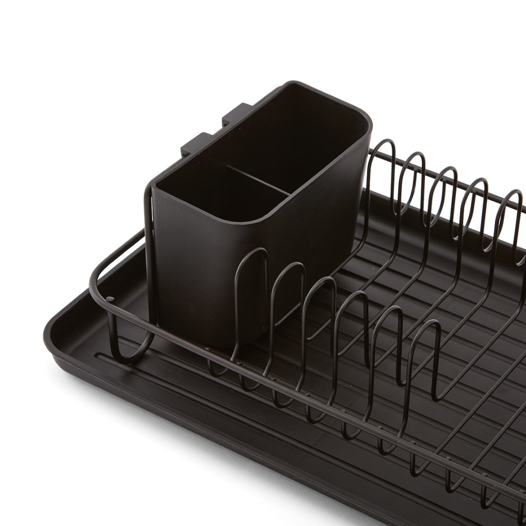 Black Slimline Dish Rack - Kmart