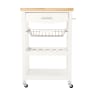 White Kitchen Trolley - Kmart