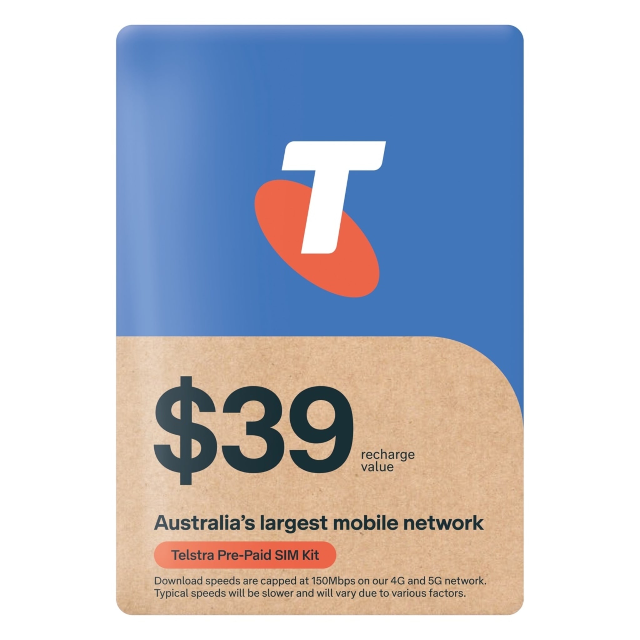 Telstra $39 Prepaid SIM Kit - Kmart