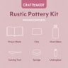 Craft Maker Rustic Pottery Kit - Kmart