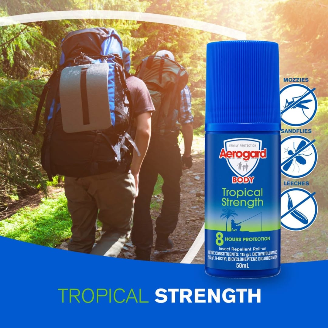 Aerogard Tropical Strength Insect Repellent Roll-On 50ml - Kmart