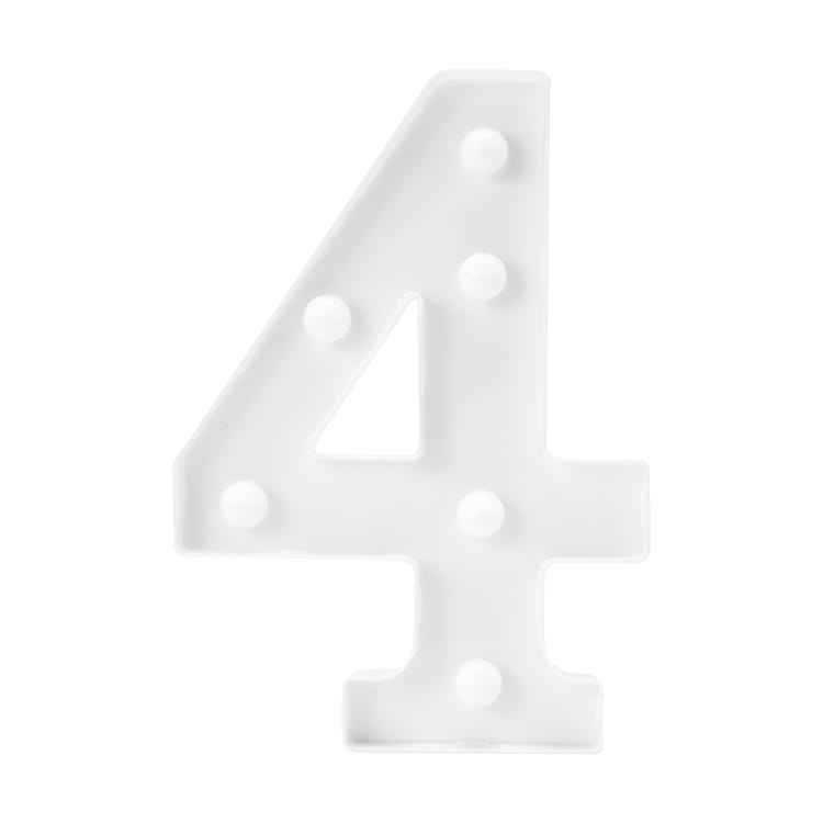 Light Up Number - 4 - Kmart