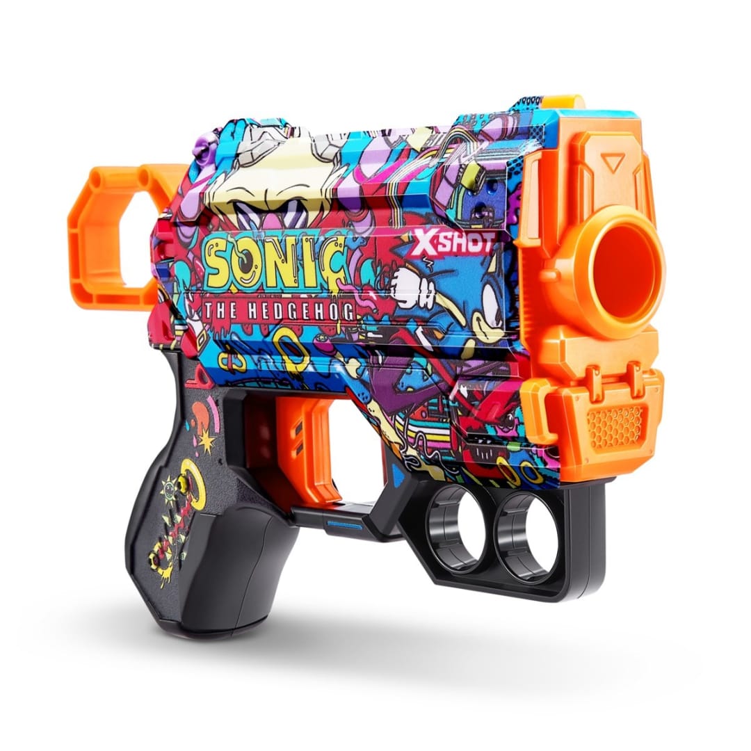 Zuru X-Shot Sonic The Hedgehog 8X Skins Menace Blaster Playset ...