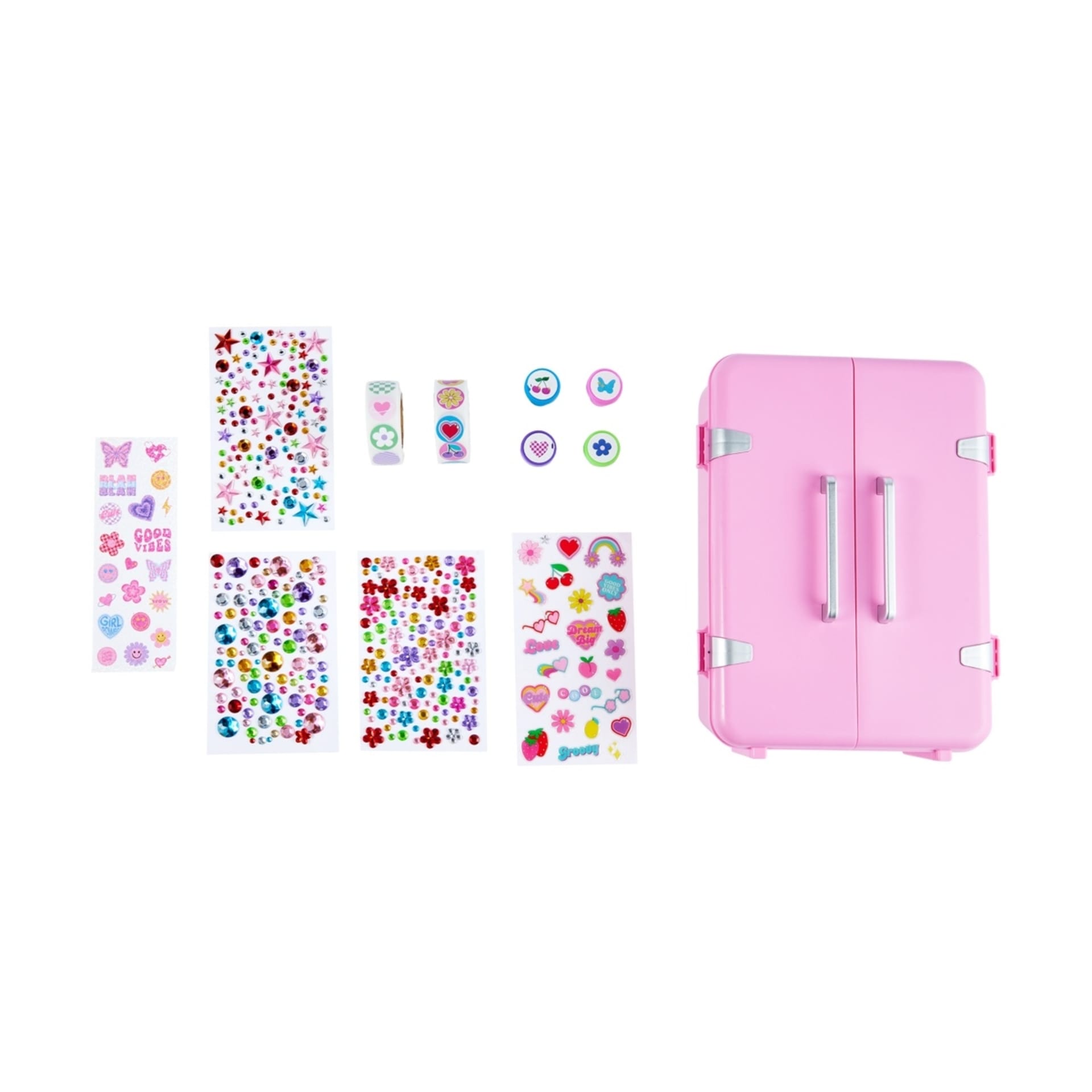 Stickers & Stamps Mini Fridge Desktop Storage Ultimate Decoration Kit ...