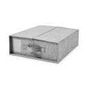 Linen Look Bed Linen Box - Charcoal - Kmart