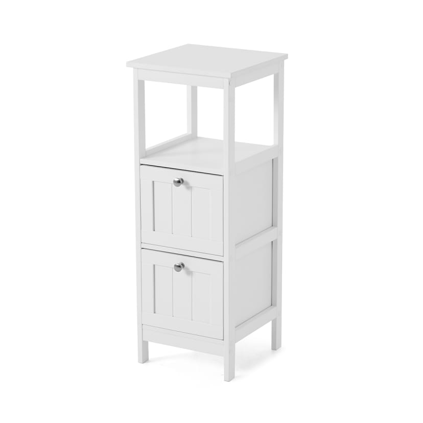 Panelled Storage Unit - White - Kmart